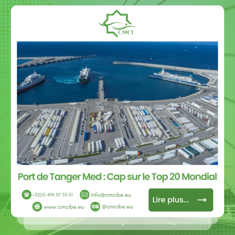 Port de Tanger Med : Cap sur le Top 20 Mondial - CMCIBE